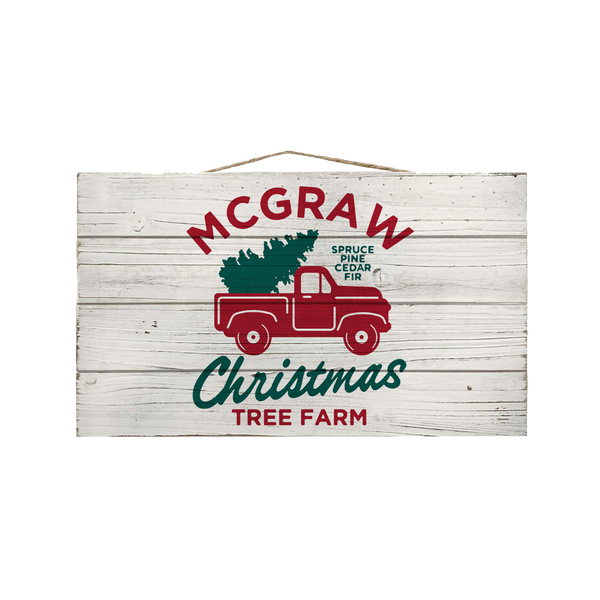 McGraw Christmas Tree Farm Sign - Tim McGraw Official Store